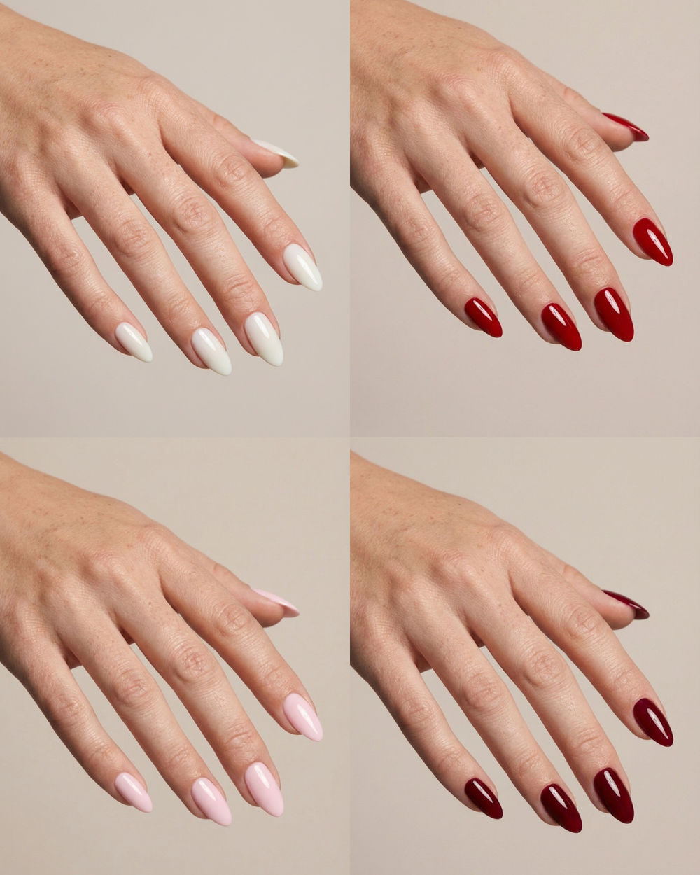 Valentine Complete Polygel Set - 4 Colors + Free Nail Tip Set ...